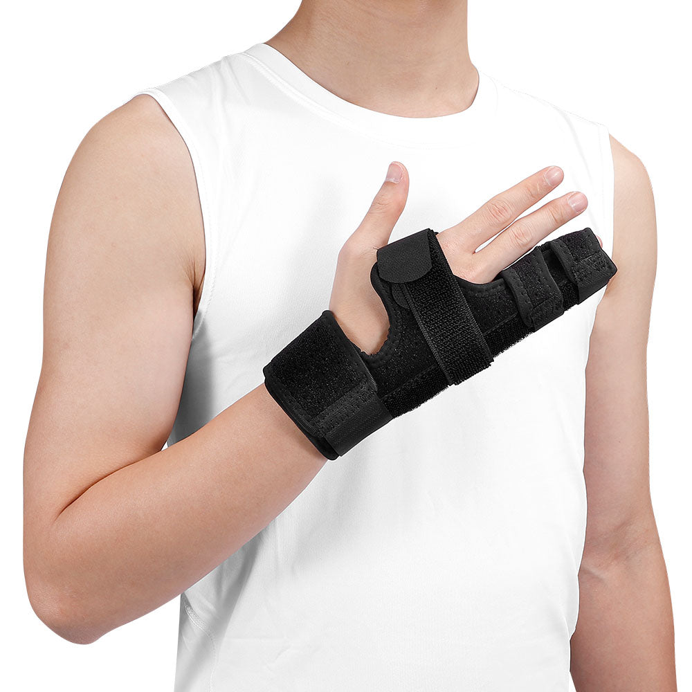Wrist Splint Brace with Aluminum Plate Support for Finger – Fivali