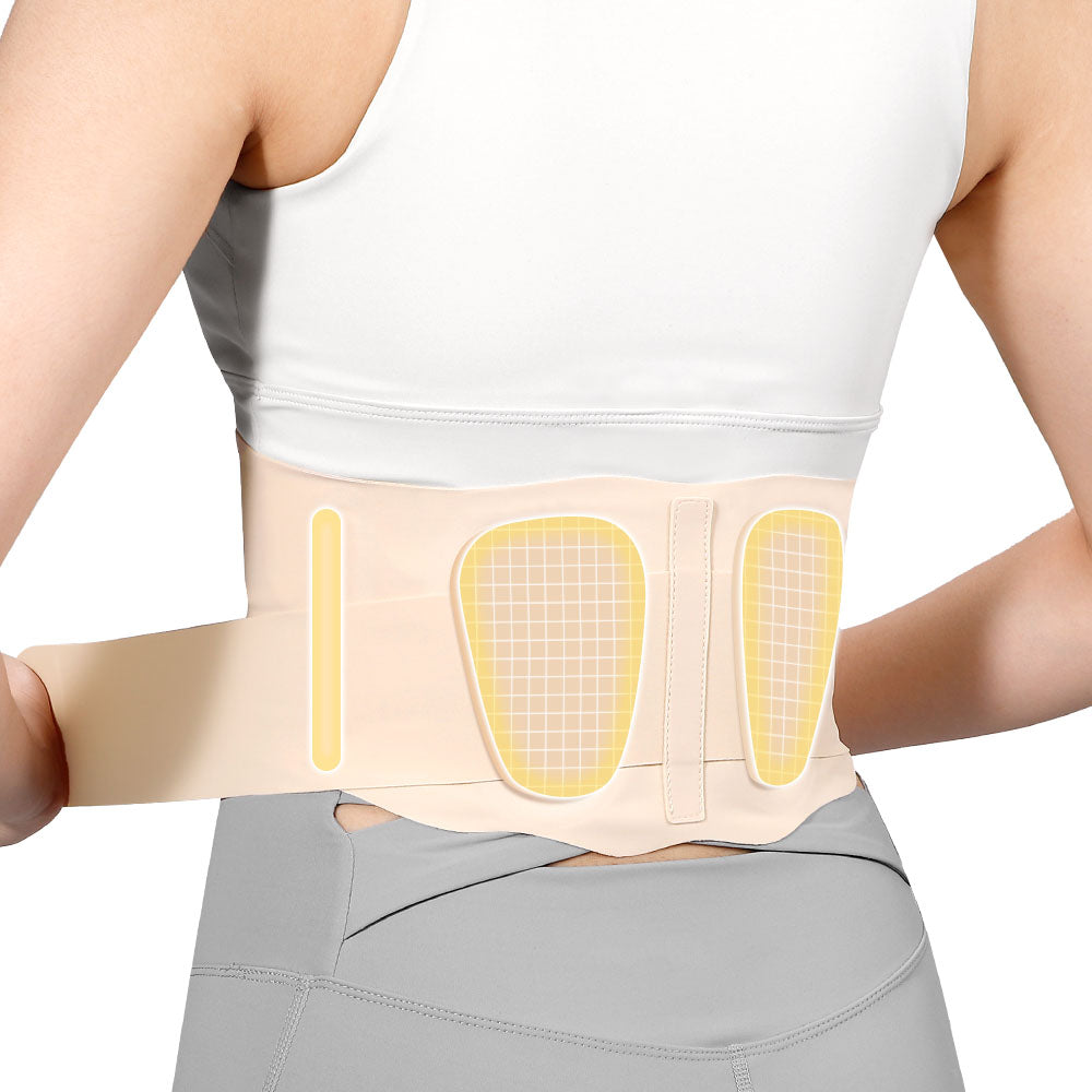 Lower Back Brace with Compression Strap for Back Pain Relief – Fivali