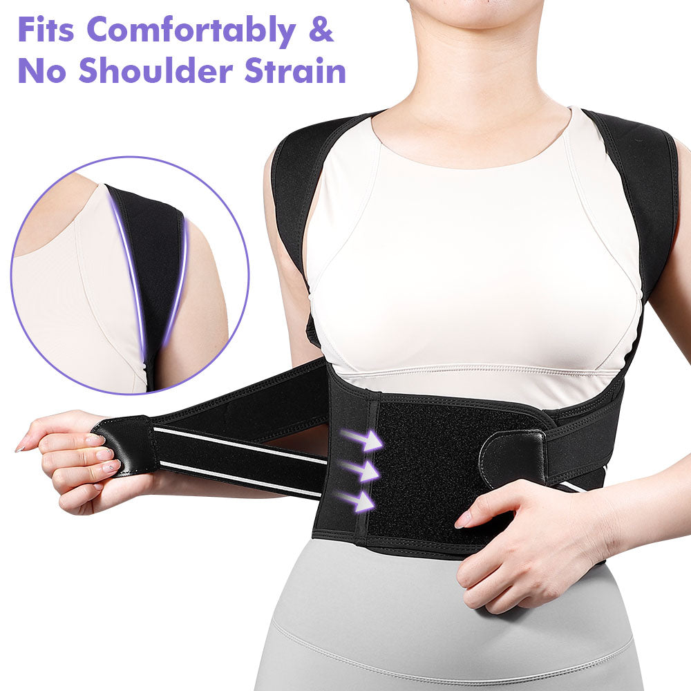 Full Back Brace for Back Straighten and Posture Correction – Fivali