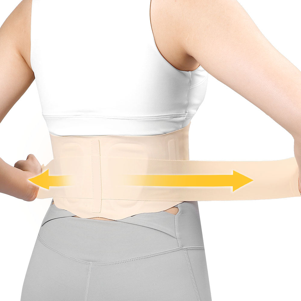Lower Back Brace with Compression Strap for Back Pain Relief – Fivali