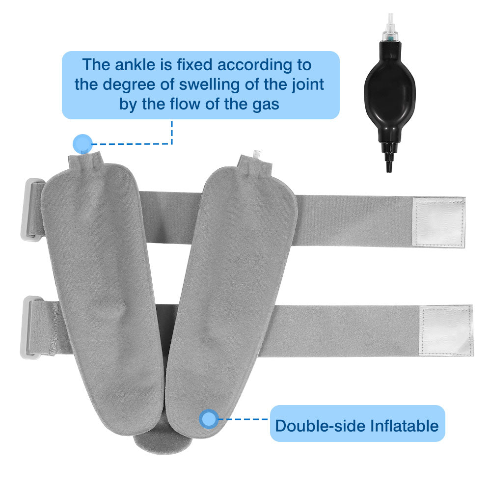Inflatable Ankle Splint with Air Bag– Fivali