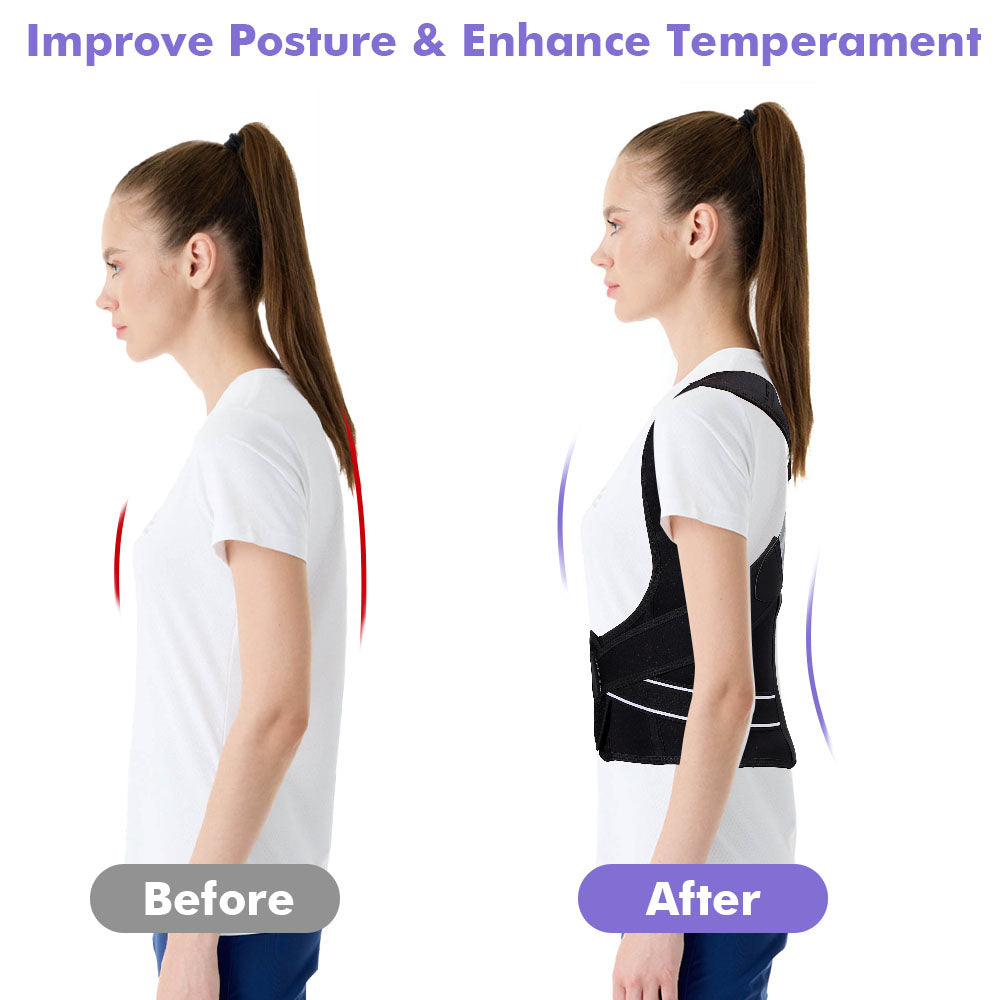 Full Back Brace for Back Straighten and Posture Correction – Fivali