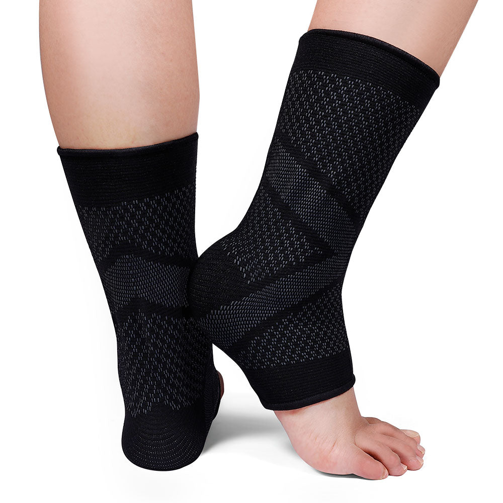 Ankle Sleeve for Running with Compression and Elasticity – Fivali
