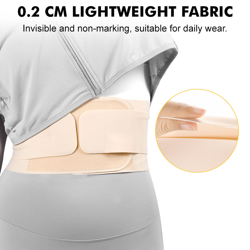 Lower Back Brace with Compression Strap for Back Pain Relief – Fivali