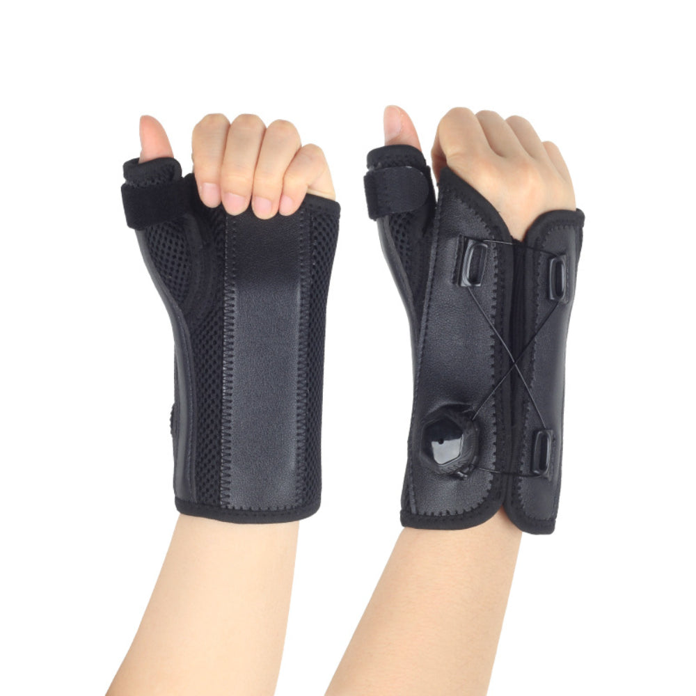 Wrist Brace for Sprain with Adjustable Fit Knob Immobilizing the Joint ...